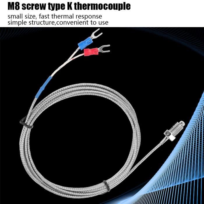 Thermocouple Type K - Sonde Thermocouple - Capteur de Température ... Thermocouple Type K - Sonde Thermocouple - Capteur de Température ...