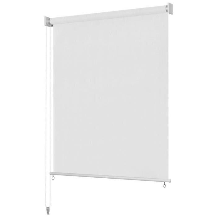 VidaXL Store roulant d`extérieur 160 x 230 cm Blanc - 8718475220978 ...