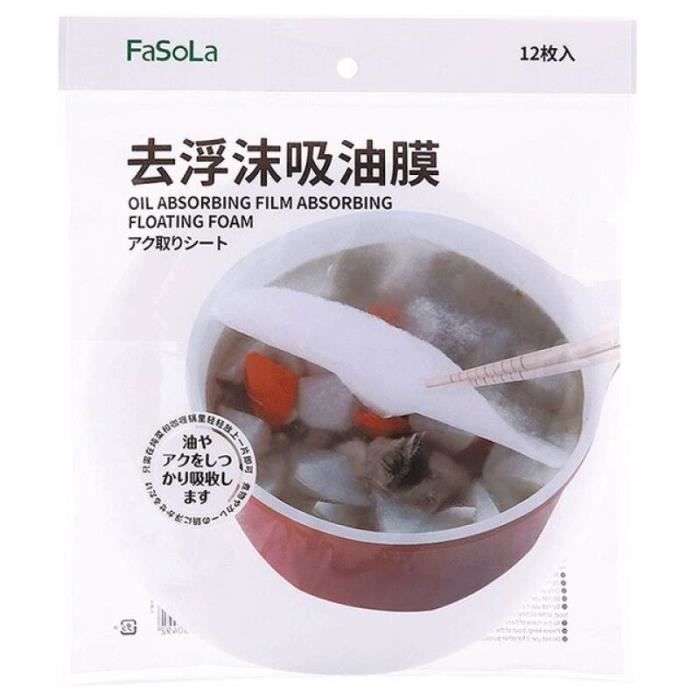 GL10737-Tampons de Membrane japonais 12 pièce-pack absorbant l'huile ...