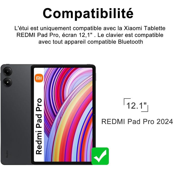 Clavier sans fil amovible - SUTEO - Azerty - Bluetooth - Lavande ...