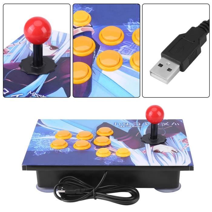 Alomejor contrôleur de jeu PC Joystick USB Stick Boutons Contrôleur ...