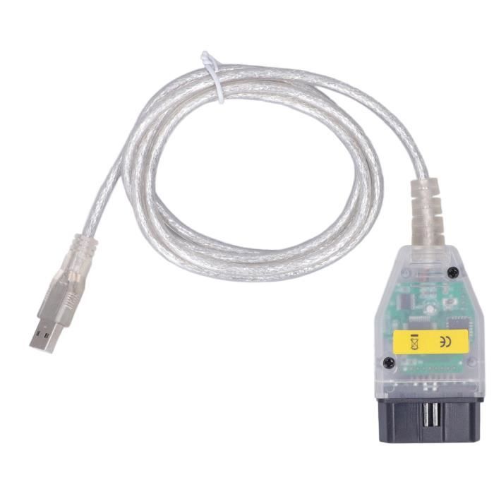 Akozon OBD2 USB Cable Interface, Anti Aging Car Diagnostic Cables ...