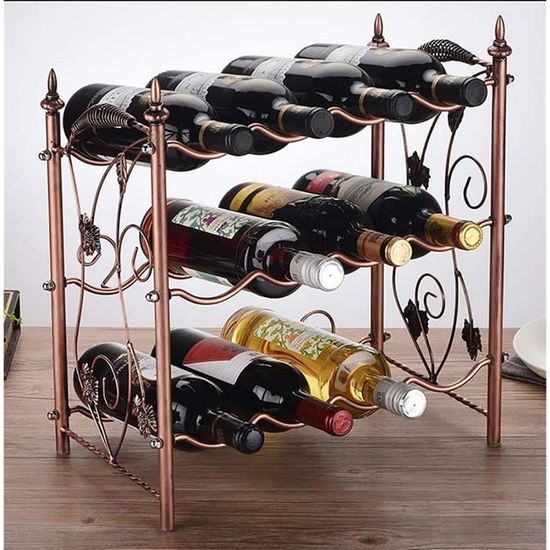 Casier à vin Porte-vins, Porte-vin à comptoir autoportant, Rack de ...