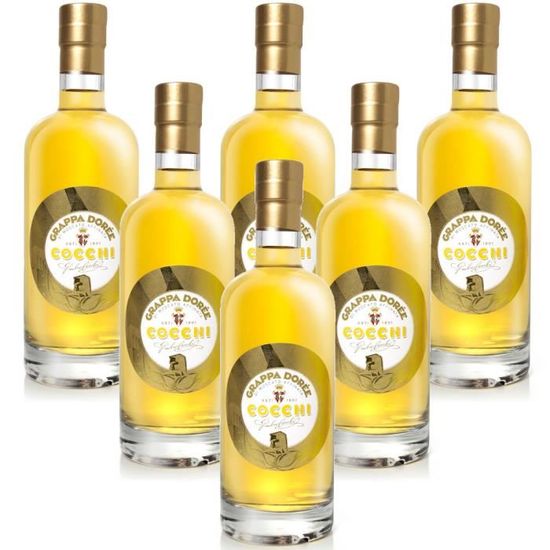 Grappa Dorée di Moscato Cocchi 6 bouteilles 70 cl. - La cave Cdiscount