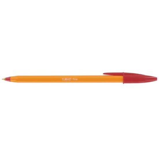 Stylo BIC Cristal pointe fine rouge - BIC - Cristal - Rouge - Pointe ...