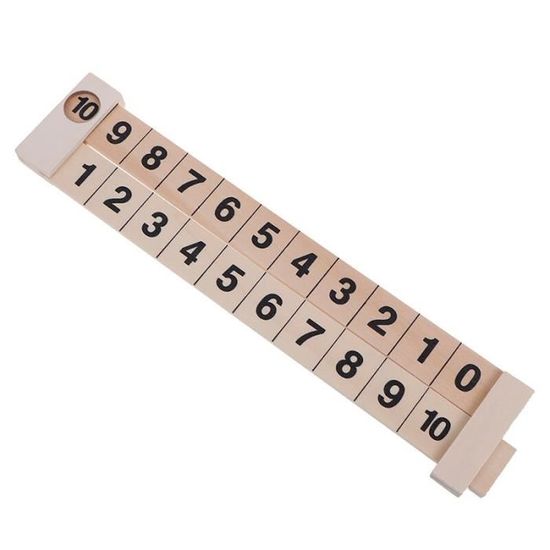 Experience Scientifique VISVM 1pc Wooden Math Arithmetic 1-10 Addition ...