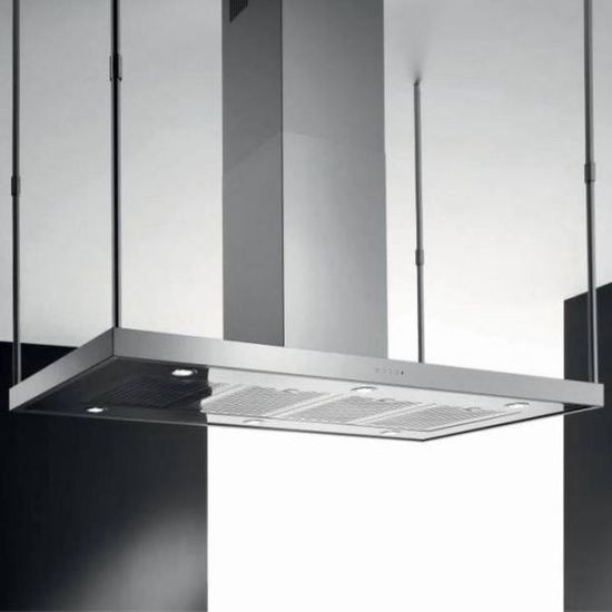 Hotte cuisine en îlot Airone inox LINUS 150cm Inox - Cdiscount ...