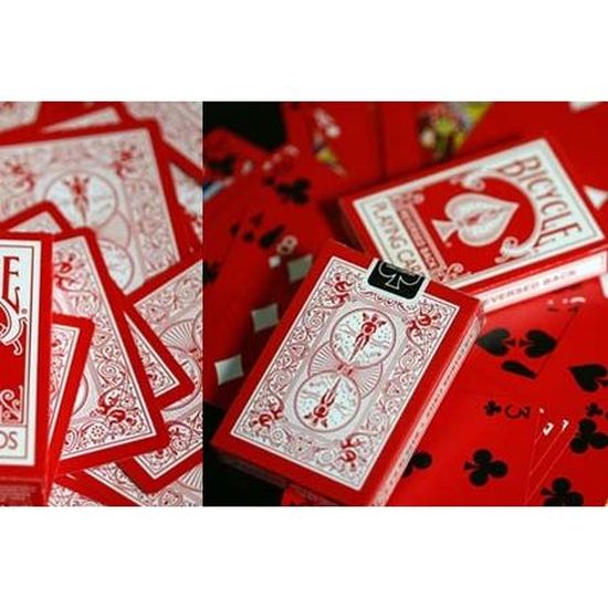 Jeu Bicycle Reverse Rouge (Cartes Bicycle RED DEC - Cdiscount Jeux - Jouets