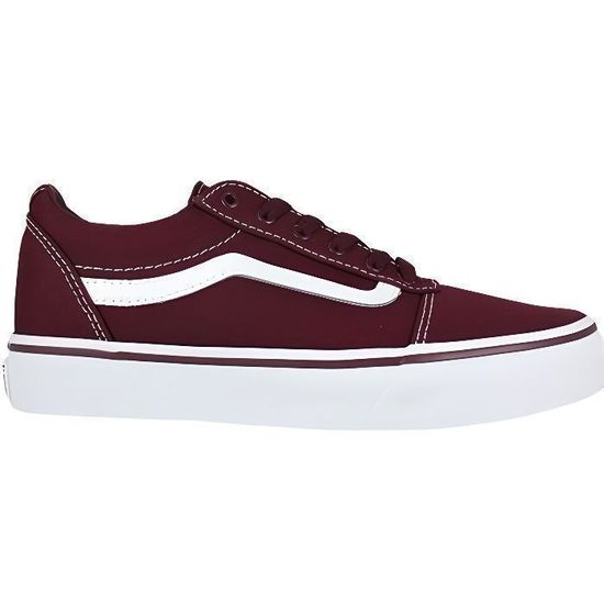 Chaussures Multisport - Vans - Ward Canvas Kids - Rouge - Burdeos ...