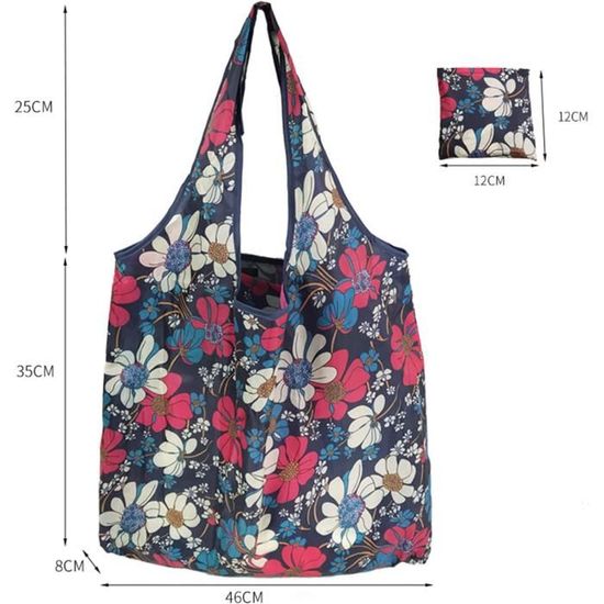 6Pcs Sac De Courses, Pliable Sac À Provisions Réutilisable, Sac Courses ...