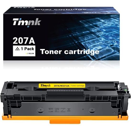 207A(W2212A) Cartouche De Toner Jaune Compatible Pour Hp 207A-207X ...