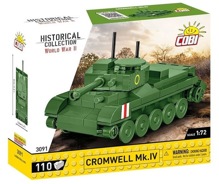 Modèle réduit - COBI - Cromwell Mk. IV - 110 éléments - Vert - À monter ...