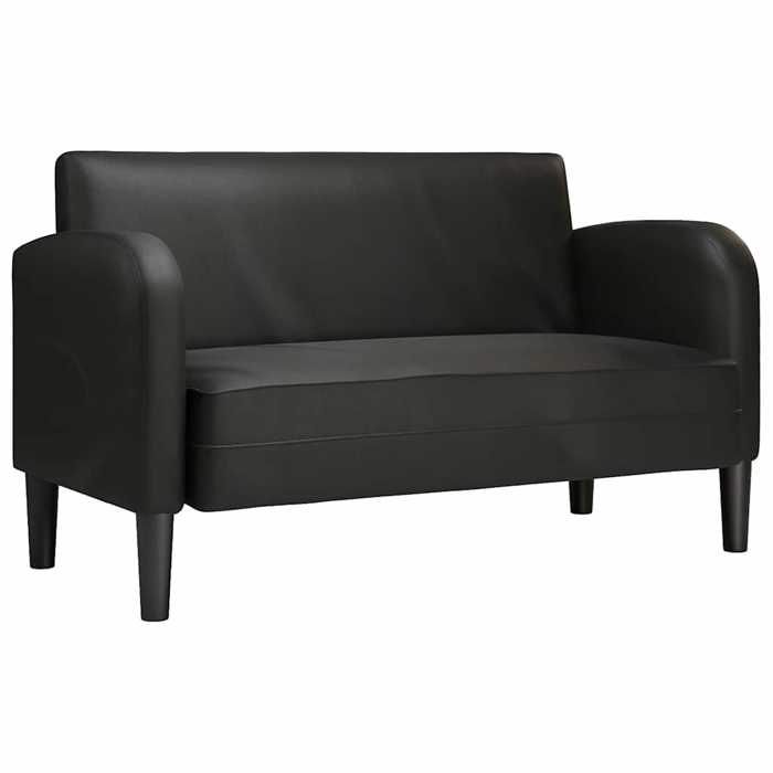256870 Canapé causeuse noir 110 cm - Canapé de Relaxation - Canapé ...