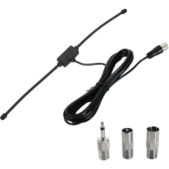 Antenne FM pour Tuner HiFi avec Connecteur F Et Câble Coaxial pour 3M ...