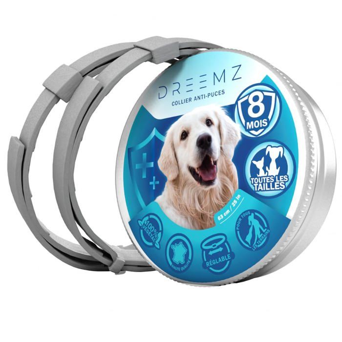 Collier Anti Puces pour Chien - Collier Anti Puce Chien - Anti Tiques ...