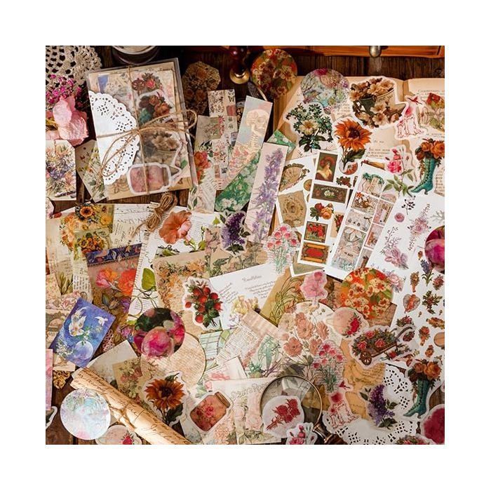 Kit de fournitures de scrapbooking vintage pour scrapbooking journal ...
