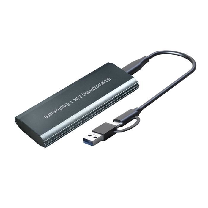 Cas SSD M2 OTG-1 - M.2 Usb 3.1 Ssd, Double Protocole M.2 Nvme Pcie M2 ...