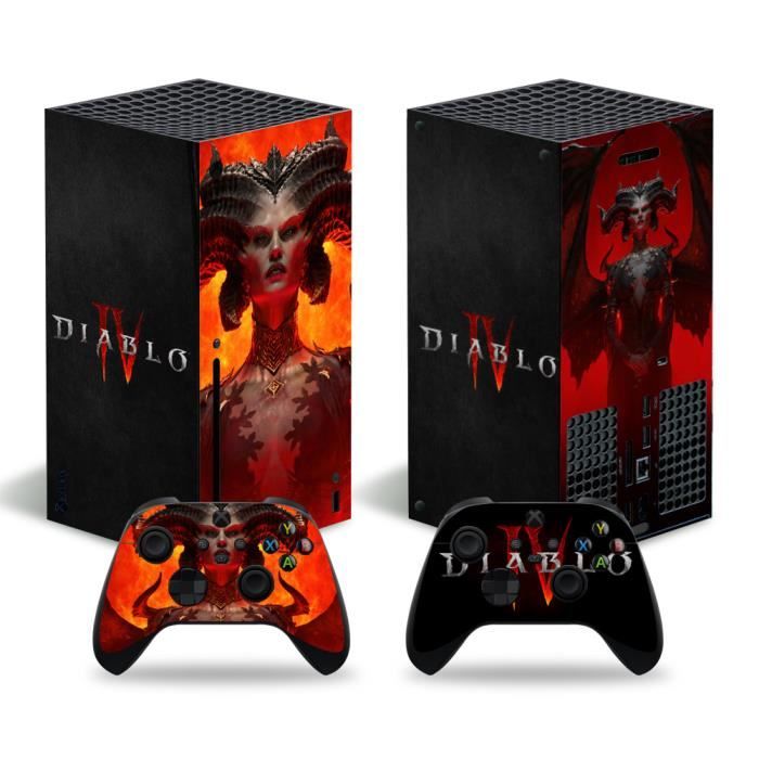 Style 1 - Diablo Style Skin Sticker pour Xbox Series X Console et 2 ...
