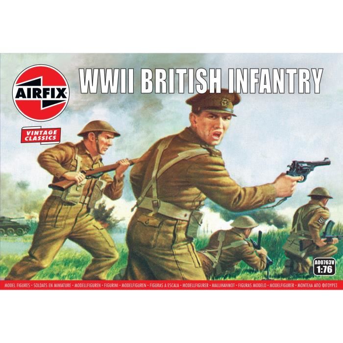 Airfix Vintage Classics - WWII British Infantry N. Europe 1:76 ...
