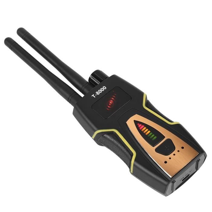 Akozon Détecteur Rf Détecteur De Signal T 8000 Rf Détecteur Audio Gsm Détecteur De Balayage Gps