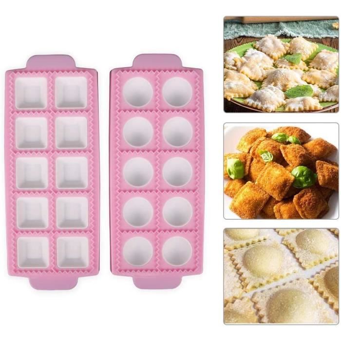 Boulette Pie Ravioli Moule,2 Pièce Plaque à Raviolis Moules, Outils ...