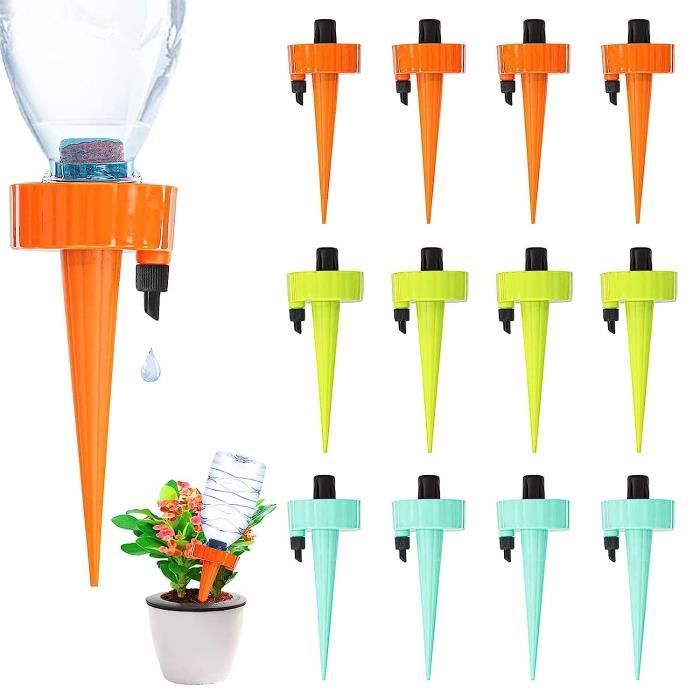Irrigation Goutte À Goutte Bouteille Kit, Piquets D'Arrosage Automatiques Avec Support Anti ...