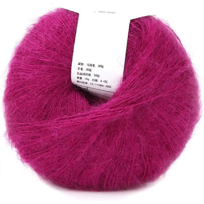 Laine De Cachemire Mohair Douce, Fil À Tricoter Fil À Tricoter À La ...