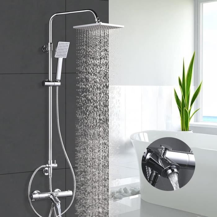 Colonne De Douche Thermostatique, Colonne De Douche Acier Inoxydable ...
