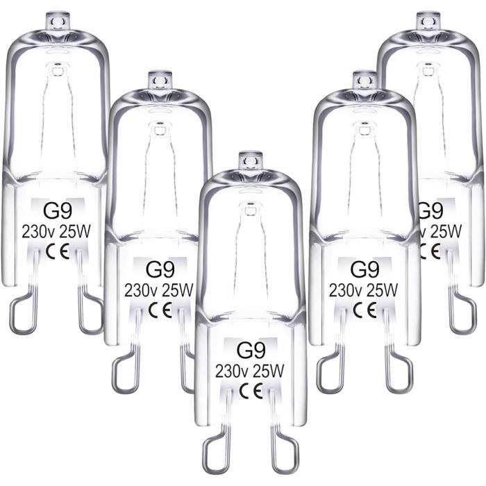 Ampoule Halogène G9, Ampoules G9 pour Lampes, Ampoule Halogène Capsule ...