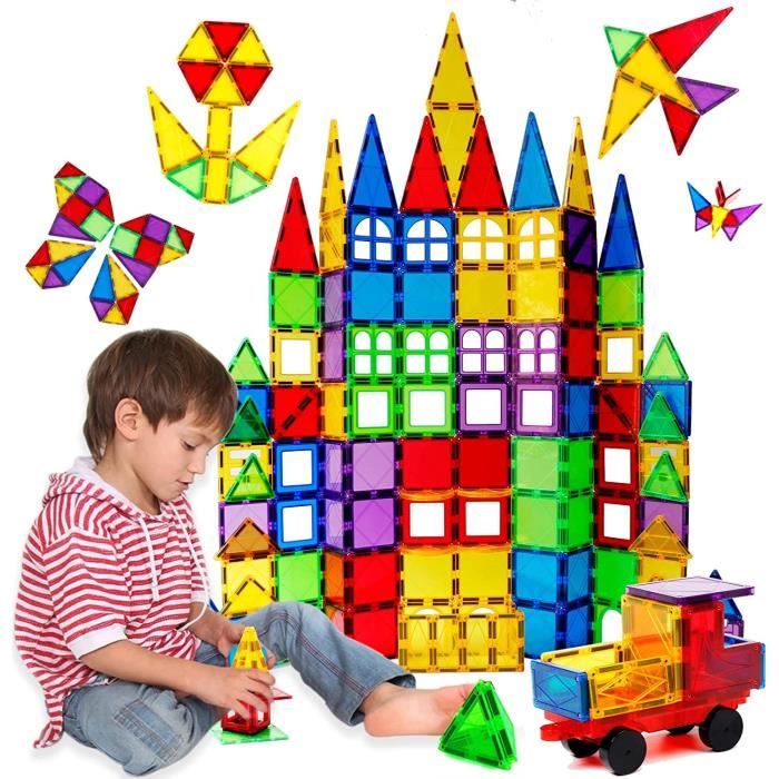 JEU DE CONSTRUCTION Lot de 120 blocs de construction magnétiques pour ...