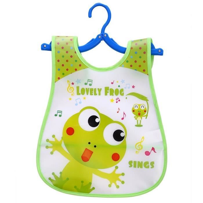 Bavoir,Bavoir ajustable en plastique imperméable pour bébé,1 pièce ...