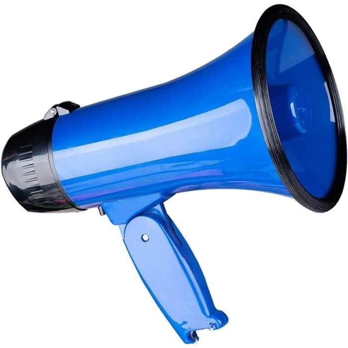 Haut-Parleur Mégaphone 25 W Pa Mégaphone - Avec Sirène Intégrée ...