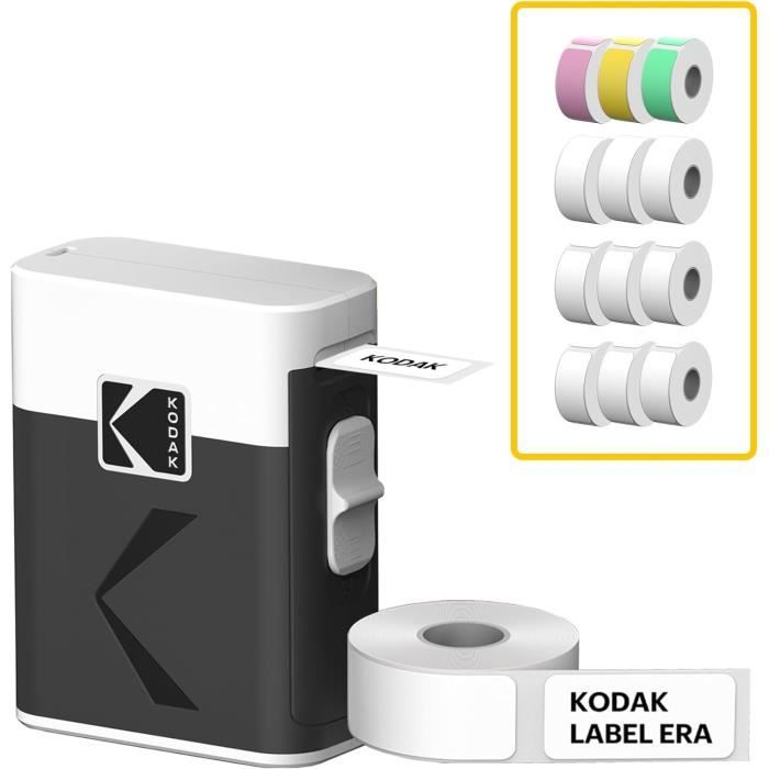 Label Era M50 Label Maker Machine Bundle, Blanc (Imprimeur avec 1 ...