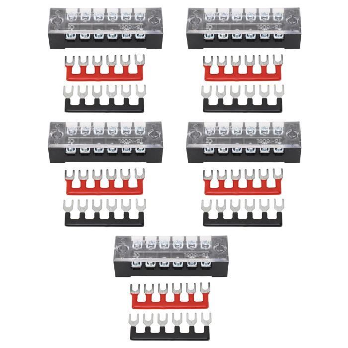 DEX Duokon Bornier à 6 positions Borniers à 6 Positions 5 Jeux de ...