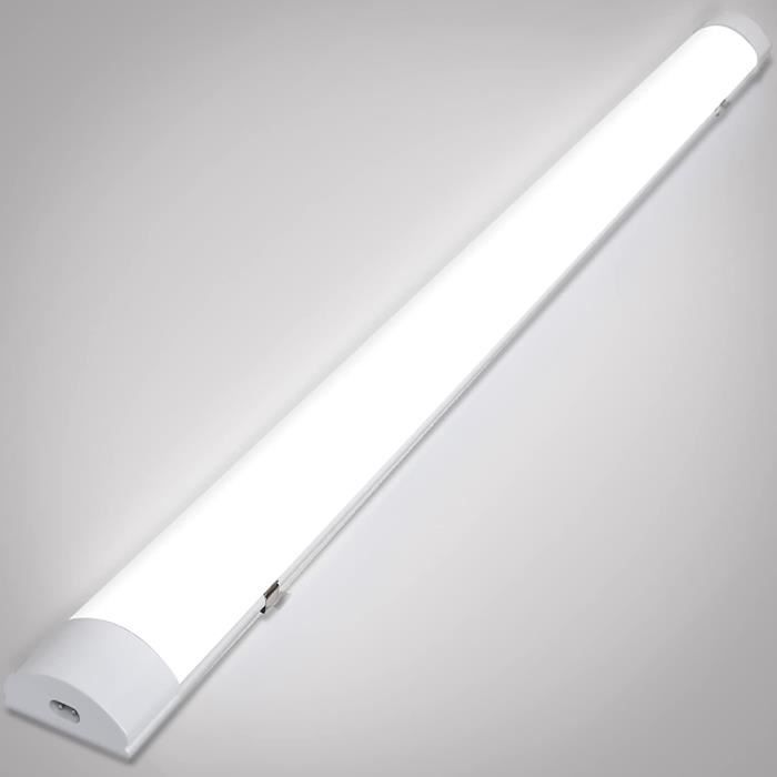 Réglette Led 60Cm, 18W 1530Lm Tube Led, Ip65 Étanche Lampe D'Atelier, 4000K Blanc Neutre Néon ...