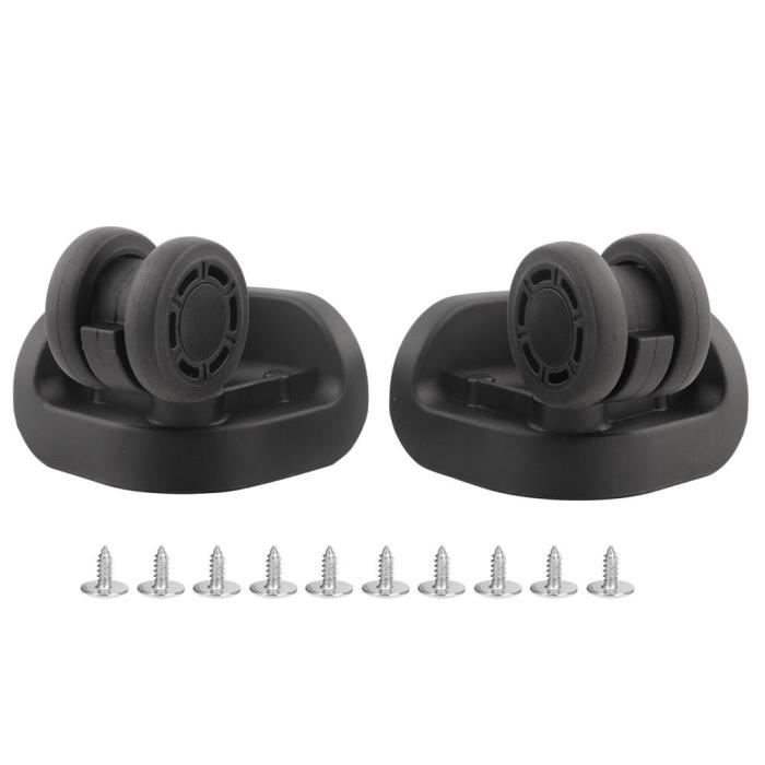 2 Pcs Roulement Roue Valise Mot De Passe Cas Roulettes Bagages ...