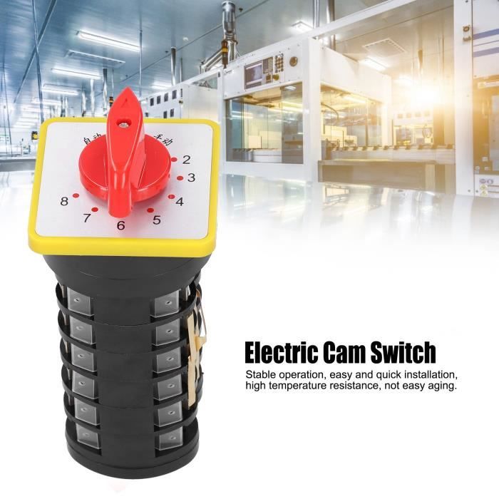 Interrupteur de changement de cam rotatif de controle master a 10 ...