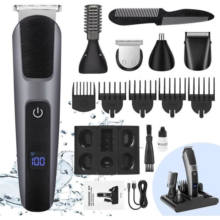 Tondeuse Cheveux Professionnelle pour Homme, Kit de Coupe de Cheveux ...