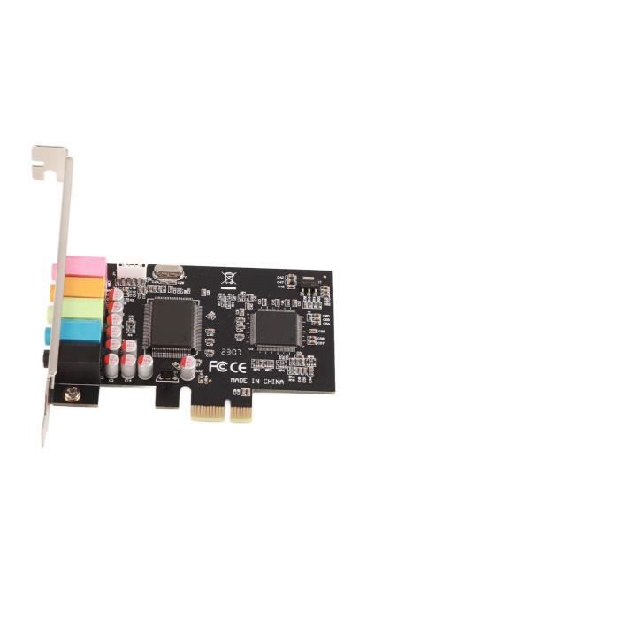 ROM Carte Audio Pci E Son À Profil Bas, Carte Son 6 Canaux Matériel De ...