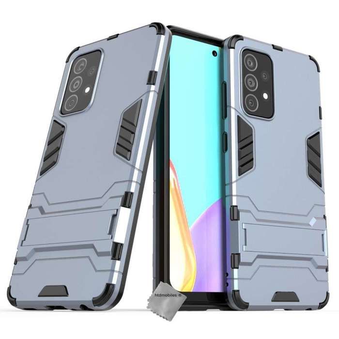 Coque rigide anti choc pour Samsung Galaxy A52 5G + film ecran - BLEU ...