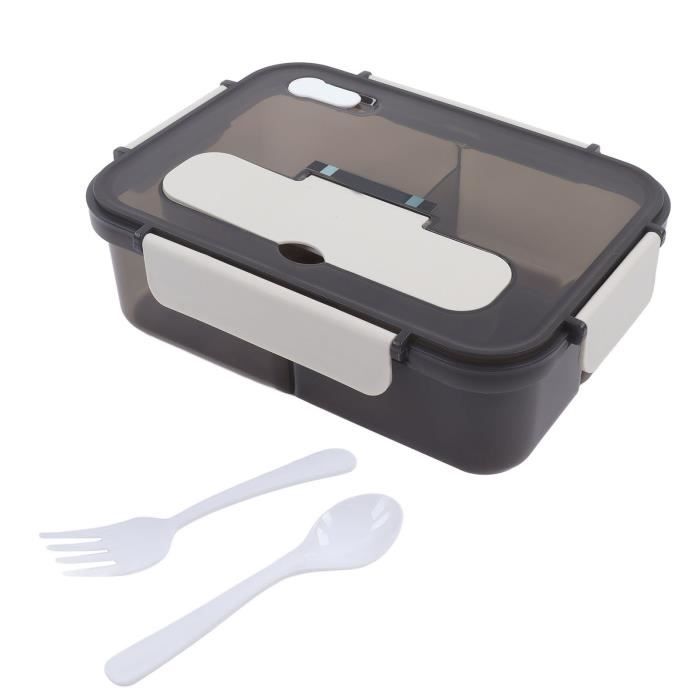 (Blanc)BoîTe à Bento BoîTe à Bento Bio De 1500 Ml Pour éCole éTudiante ...