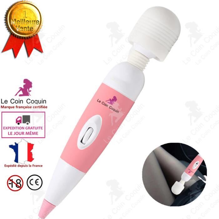 LCC Vibromasseur Masseur Mini Wand a brancher sur le secteur 25 cm stimuler clitoris clitoridien sextoy femme puissant Cdiscount Boutique Erotique