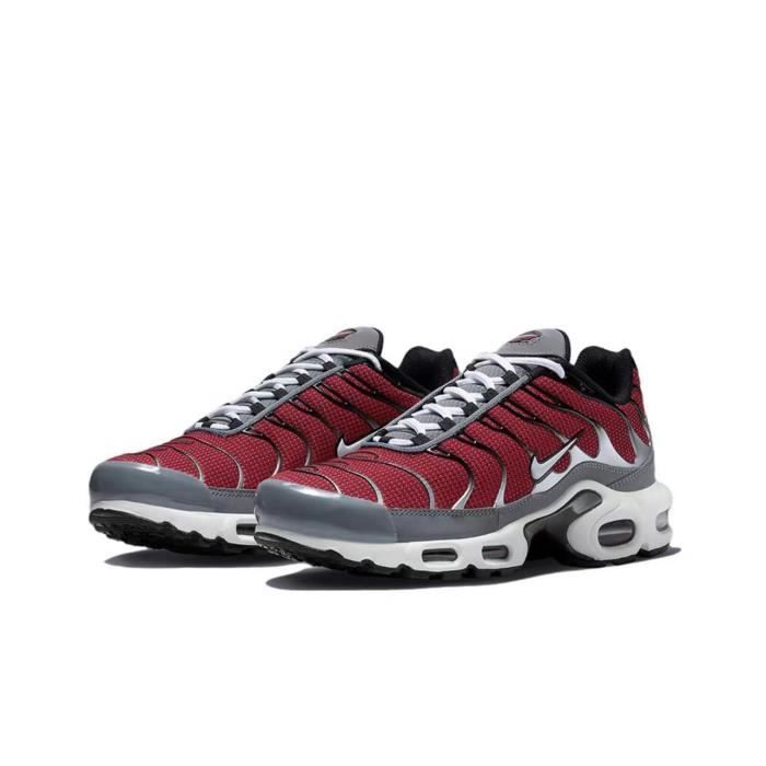Chaussures de course basses Nike Air Max Plus TN - Rouge/Gris - Marque ...