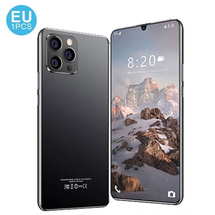 6,5 pouces grand écran téléphone portable I12Pro 2+16G Smartphone ...