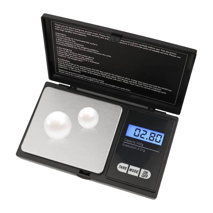 Balance De Precision 500G - 0.01G, Balance Alimentaire De Cuisine ...