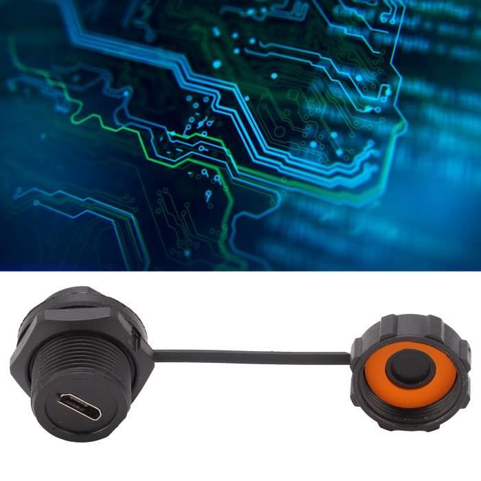 Connecteur USB étanche - MARQUE - E10MC-TF1-F - IP67 - Résistance à la ...