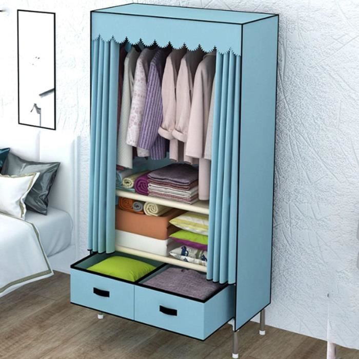 Armoire en Tissu - A913 - Portable - Pliable - 83x45x168cm ...