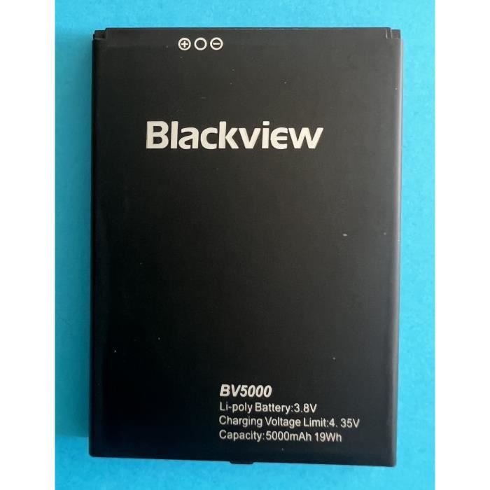 BATTERIE ORIGINALE OEM BLACKVIEW BV5000 DUAL SIM 5000mAh GENUINE ...