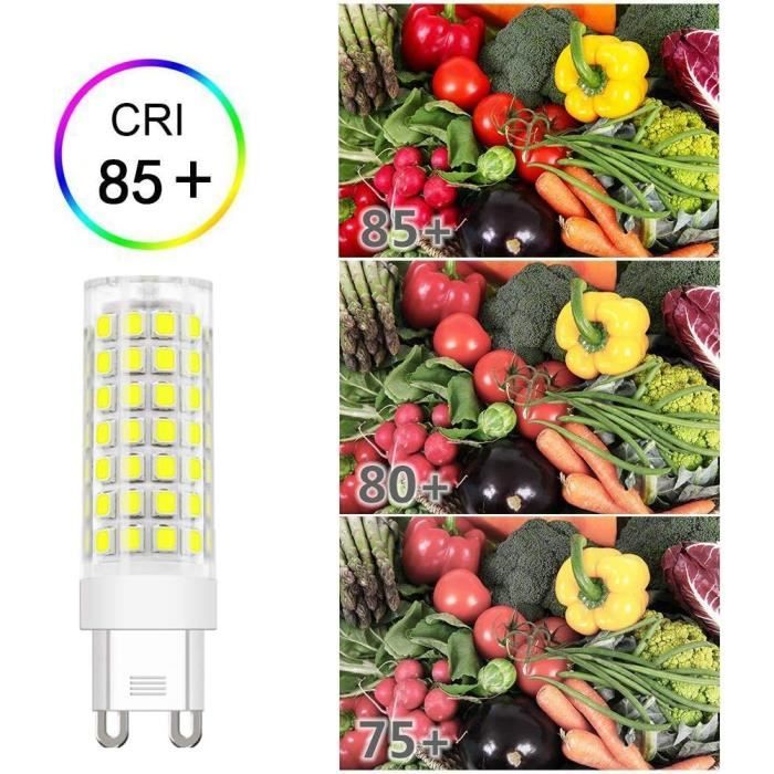 Ampoule Led G9, 9W G9 Led Lampes(Équivalent à 85W Halogène Ampoules G9), Led G9 Ampoules Blanc ...