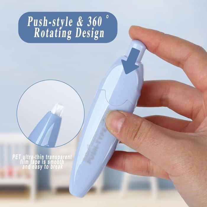 4 Pièces Blanco Correcteur,Extensible Ruban Correcteur Stylo,6M X 5Mm ...